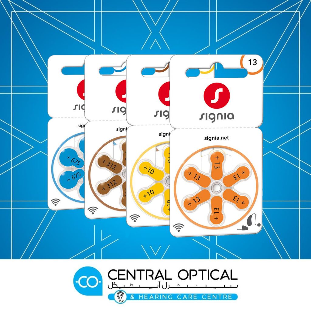 Signia Hearing Aid Battery Size 13 - Central Optical & Vision Care Services