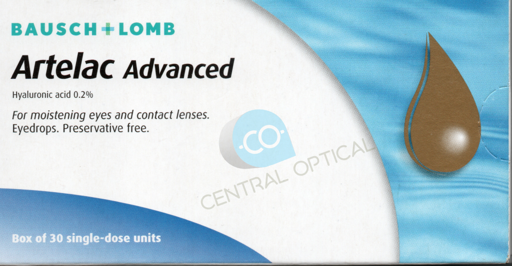 Artelac Advanced Eye Drops 0.2% - Central Optical & Vision Care Services