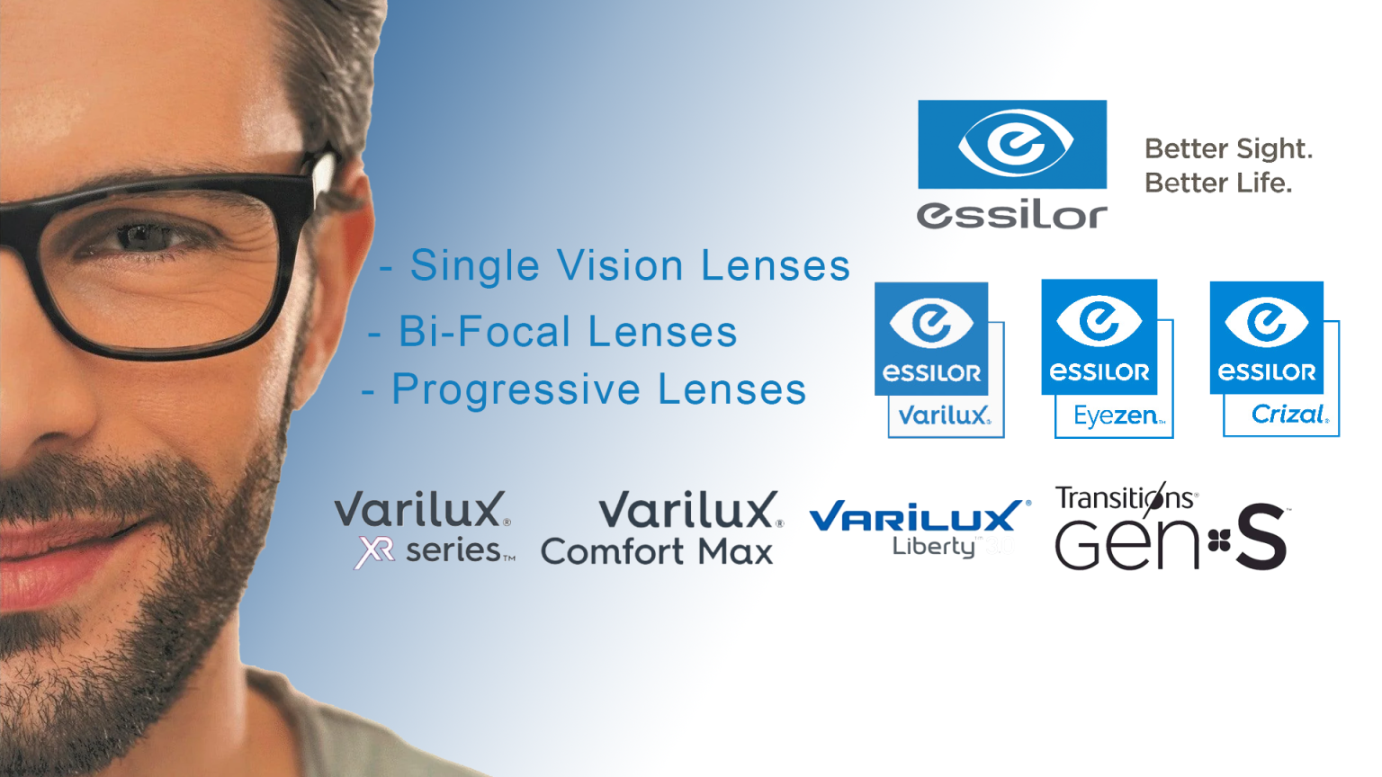 Essilor Lenses in Karachi | Central Optical & Vision Care Services